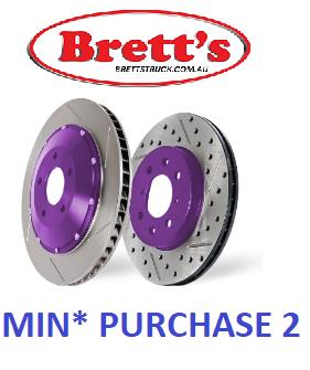 RN22002V DISC ROTOR NiBK JNBK NIBK FRONT FOR TOYOTA Land Cruiser 200 F ...