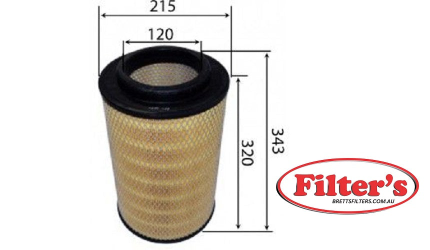 A622J OUTER AIR FILTER RANGER PRO FC6J FB4 FB4J FC4J FC4 FD7J 1024 FD7 ...