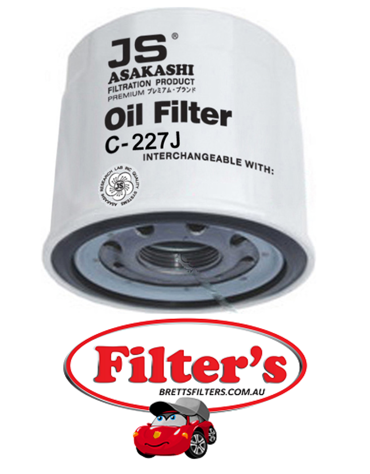 C227J OIL FILTER NISSAN Condor LK Eng.Lub.Sys Jul 11~ 4.6 L LK38 GH5-T ...