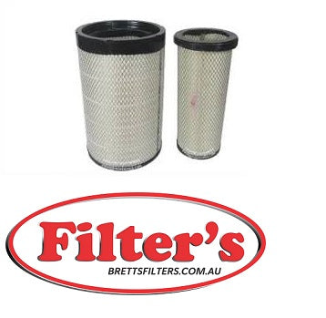 KA18287 AIR FILTER KIT OUTER AND INNER SET HIFI FLEETGUARD AF26595 + A ...