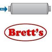 14805.300 MUFFLER EXHAUST FM515 NONTURBO* FK415 1985-89 FUSO MITSUBISH ...