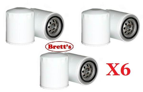 FC319JX6 6 X PAK PACK FUEL FILTER FILTERS Mitsubishi Kobelco FC319 Z25 ...