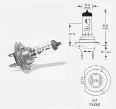48728BL H7 HEADLAMP GLOBE 24V 70W 48728 48728BL 24V 70W PX26d BULB GLO ...