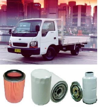 KIT6603 FILTER KIT KIA K2700 K2700 2.7L DIESEL 2002-2005 OIL FUEL AIR ...