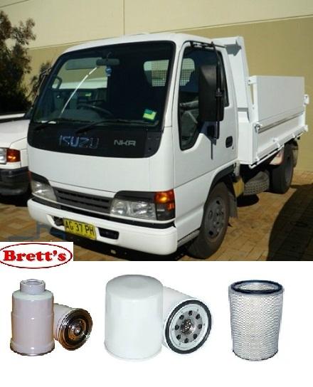 KIT2202 FILTER KIT ISUZU NKR77 4HJ1-T 2002-2008 OIL FUEL AIR LUBE SERV ...