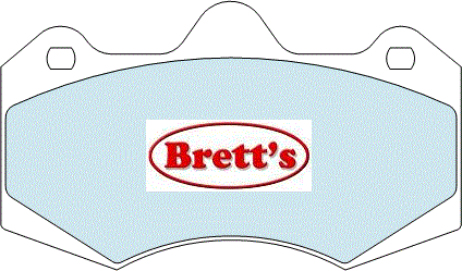 DB1937PM DISC PAD SET FRONT HOLDEN HSV VZ-VE HSV 4-POT AP RACING DB193 ...