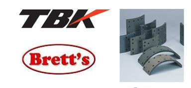 AF327 BRAKE LINING KIT SET REAR 16" FK415 FK417 1991- 140MM AF327 AF32 ...