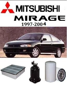 KIT3022 FILTER KIT MITSUBISHI MIRAGE CE CEII. Petrol 4Cyl 4G15B MPFI S ...