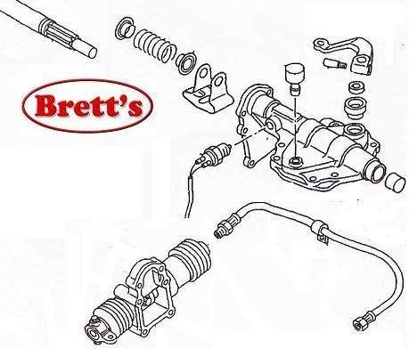 12254.003 G/SHIFT GEARSHIFT SERVO POWER ASSIST ASSY CYLINDER FK617 199 ...