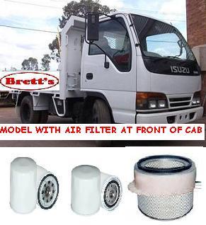 KIT2212 FILTER KIT ISUZU NKR69NKR 4JG2 3.1L 1994- FOR MODELS WITH AIR ...