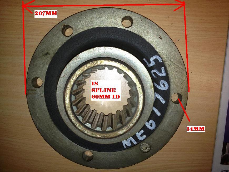 ZZZ ME677625 FLANGE HAND PARK BRAKE MITSUBISHI FUSO| Brett's Truck ...