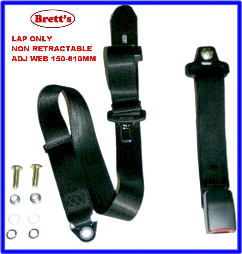 72640-7002 CENTRE SEAT BELT ASSY LAP ONLY NON RETRACTABLE UNIVERSAL WI ...