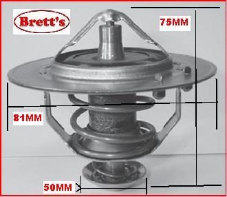 14030.013M THERMOSTAT 76* 76.5* 6D14 6D14-1A 6D142A 6D14-2A FM515 FK41 ...
