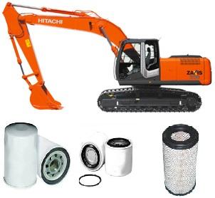 KITH003 FILTER KIT SUIT HITACHI EXCAVATOR ZX200 OIL FUEL - AIR OUTER F ...