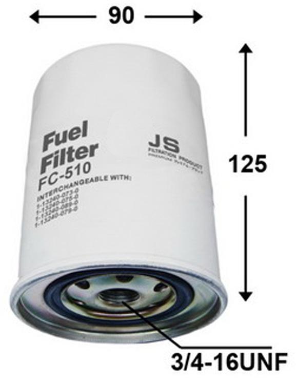 FC15035 FUEL FILTER ISUZU ELEMENT KIT; FUEL FILTER 1132400791 92956272 ...