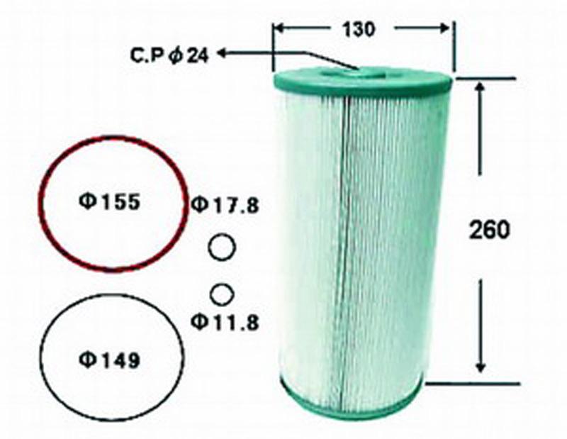 O581J OIL FILTER BY-PASS ISUZU ELEMENT; OIL FILTER 1132402340 92956277 ...