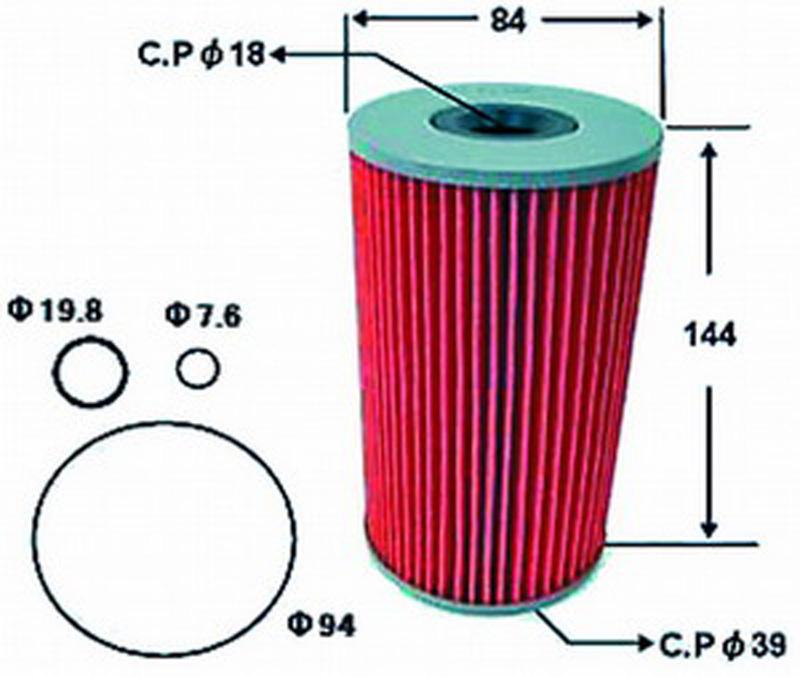 OE503J OIL FILTER ISUZU C240 ISEKI TRACTOR T5000 T6500 SX65 SX75 98851 ...