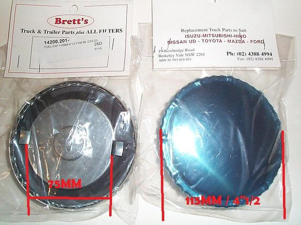 14200.201 FUEL CAP 110MM 4“1/2 FVM 96- CXG 02- ISUZU ISUZU TRUCK & BUS ...