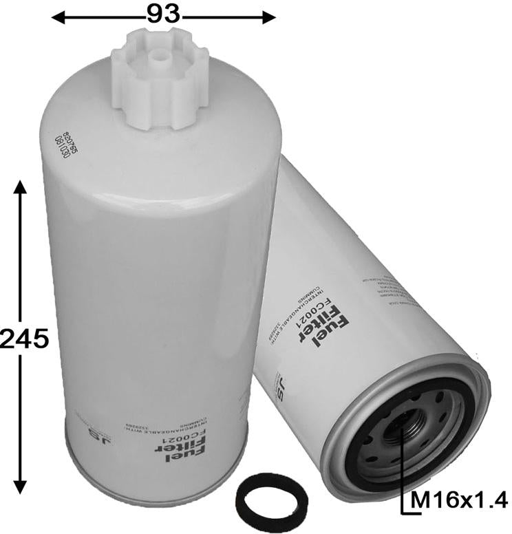 FC0021 FUEL FILTER WITH DRAIN FS1000 P551000 FUEL FILTER FS1000 / 3329 ...
