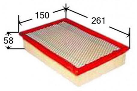 A0016 AIR FILTER A-1953 FA-1953 EFA581 WA1035 FA3416 97VB9601AA A1511 ...