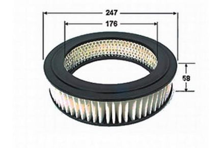 A102J AIR FILTER FOR TOYOTA CELICA 4CYL 1.6L TA22 2T ENGINE 1971-1976 ...