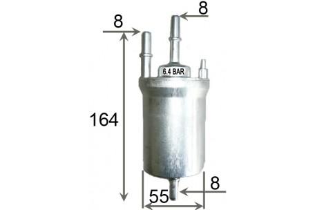 FSP33061B FUEL FILTER JETTA 1B CCFB 4CYL 2.0L 2013- BLR 2.0L 2006-2009 ...