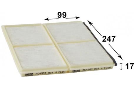 AC4503SET CABIN AIR FILTER MAZDA 2 MAZDA2 DE SERIES 1 ZY MZR 4CYL 1.5L ...