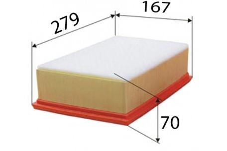 A0492 AIR FILTER CITROEN PEUGOET FA-21110 A-21110 A21110 1444QP 1444QQ ...