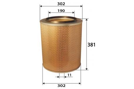 A44001 AIR FILTER SCANIA 3 - Serie 113 G May 88~Dec 96 DSC 9.10 PA2813 ...