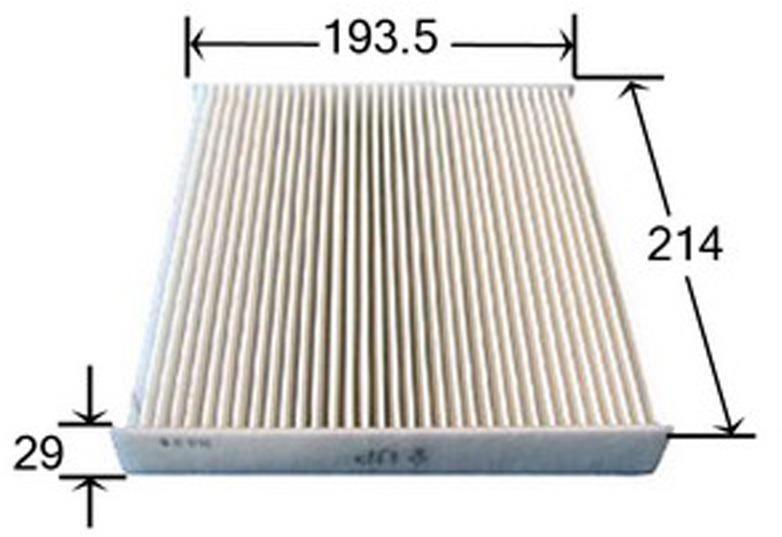 AC109J CABIN AIR FILTER FOR TOYOTA HIACE 2.5L 2.7L 2005- WACF0076 8713 ...