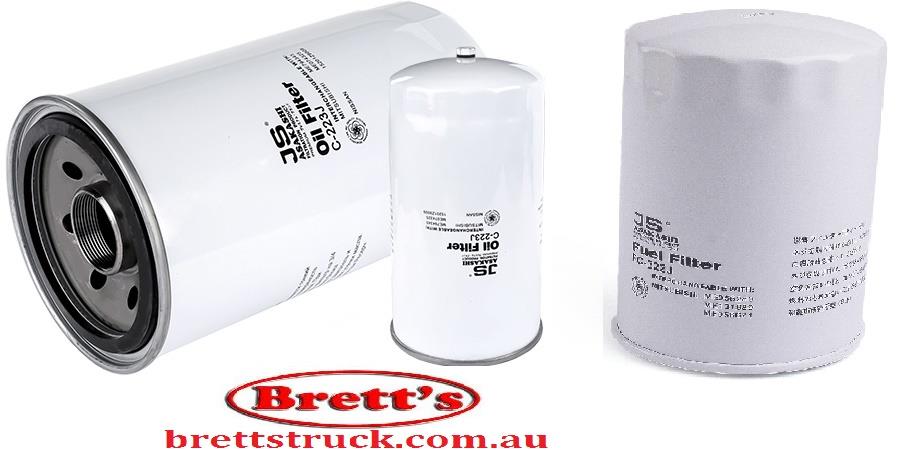 KIT338-131 FILTER KIT MITSUBISHI FUSO OIL FUEL LUBE FILTER FILTERS SET ...