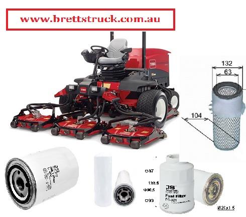 KIT7303 FILTER KIT TO SUIT YOUR MODEL TORO 4500 4500D WITH MITSUBISHI ...