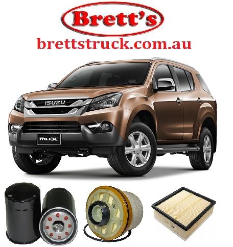 KIT2230A FILTER KIT Isuzu MU X MUX MU-X 3.0L 3LCRD 2013- Turbo Diesel ...