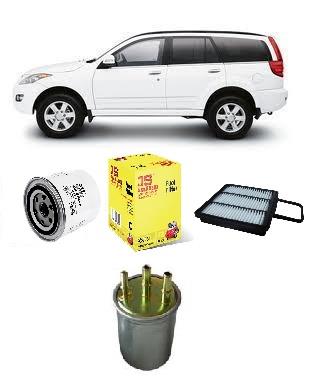 KIT7103PLUS FILTER KIT GREAT WALL X200 TURBO DIESEL 2L 2.0L 2011- 4 CY ...