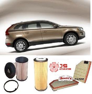 KIT5200 FILTER KIT VOLVO CARS XC60 2.4L D / 2.4L D5 - INC TURBO DIESEL ...