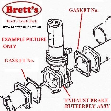 SPEC 15781.500 EXHAUST BRAKE BUTTERFLY VALVE FOR TOYOTA DYNA COASTER 4 ...