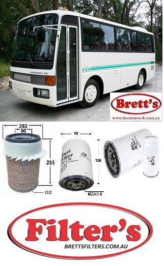 KIT3330 FILTER KIT 6D16 7.5L IMPORT AUSTRALIA MITSUBISHI BUS MJ MJ527 ...