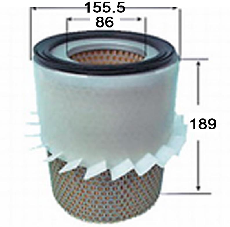 A23015Z AIR FILTER ISUZU TLD24 4BA1 2.8L 1976-84 AIR FILTER ISUZU TLD4 ...
