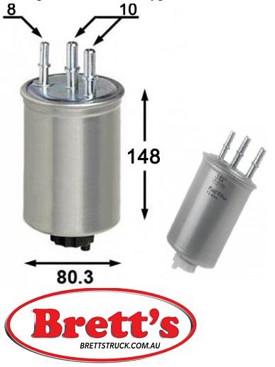 HDF924 FUEL FILTER Delphi Filter NUMBER Z644 Musso 2.9L TD 07/04-on Re ...