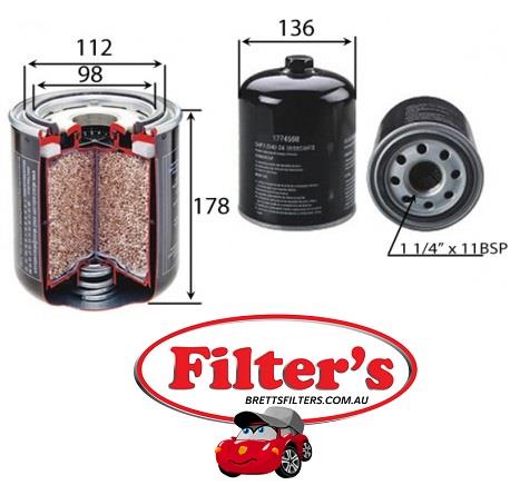 FAC83015 AIR DRYER FILTER SPIN ON WABCO BA5375 BALDWIN AIR DRYER FILTE ...