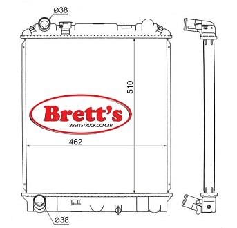 14001.215 RADIATOR TOKYO RADIATOR ALLOY PLASTIC ISUZU NKR ISU3024 8971 ...