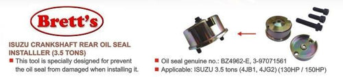 TOOL.201 REAR ENGINE SEAL INSTALLER ISUZU NKR69 1994- 4JG2 3.1L 1994 ...