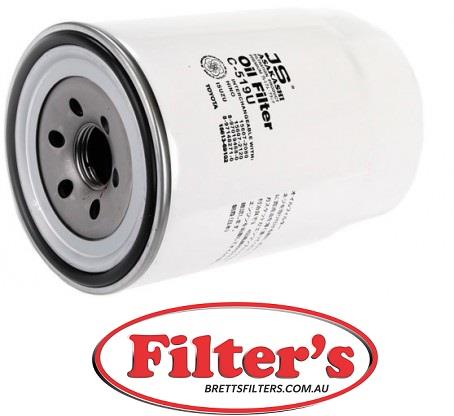 C519U OIL FILTER FOR ISUZU NPS66 1994- 4WD 4HF1- 4.3L 1994-1996 ISUZU ...