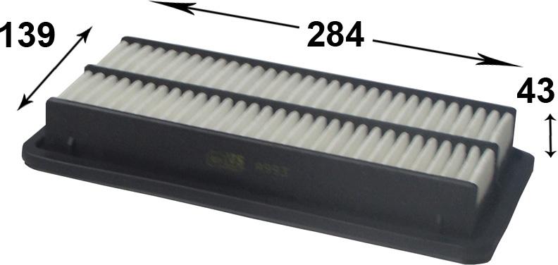 A29993 AIR FILTER SUZUKI SWIFT SUZUKI 13780-80J00 1378080J00 JS A993J ...