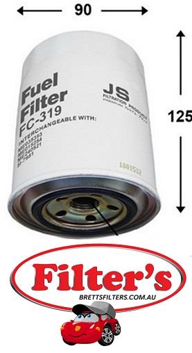 FC319J FUEL FILTER Fuel Supply Sys Apr 90~Jun 95 7.5 L MM517 6D16 Fuel ...