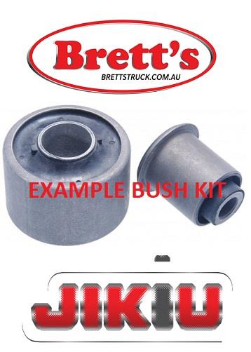 BHK21002 KIT BUSH SUSPENSION JIKIU REAR FRONT AXLE SHACKLE| Brett's ...