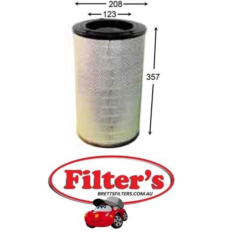 A0393 AIR FILTER OUTER CASE / CASE-IH EXCAVATOR CX210 - ISUZU 6BG1T DI ...