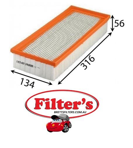A2017 AIR FILTER NISSAN 16546-JA00A NISSAN 16546-JA00B NISSAN AY120NS0 ...