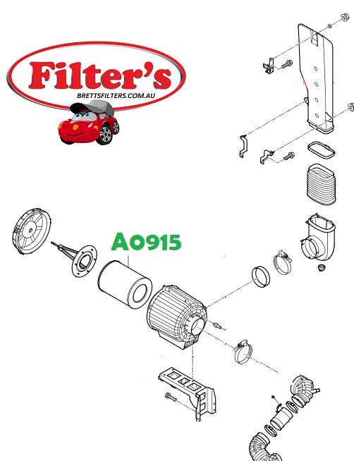 A0915 AIR FILTER HYUNDAI HD120 281306B110 ELEMENT-AIR 2017- Engine Cap ...