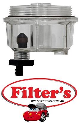 RK30475 REPLACEMENT BOWL ASSY CLEAR RACOR STYLE BOWL FOR FUEL FILTER M ...